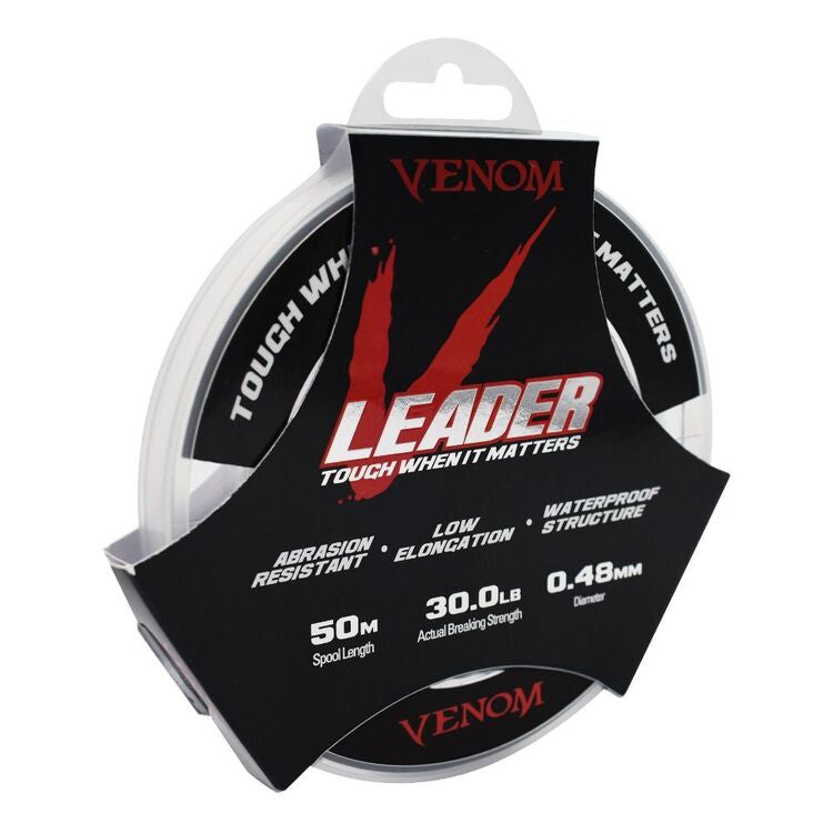 Venom V Leader 50m – Tackle World Rainbow Beach
