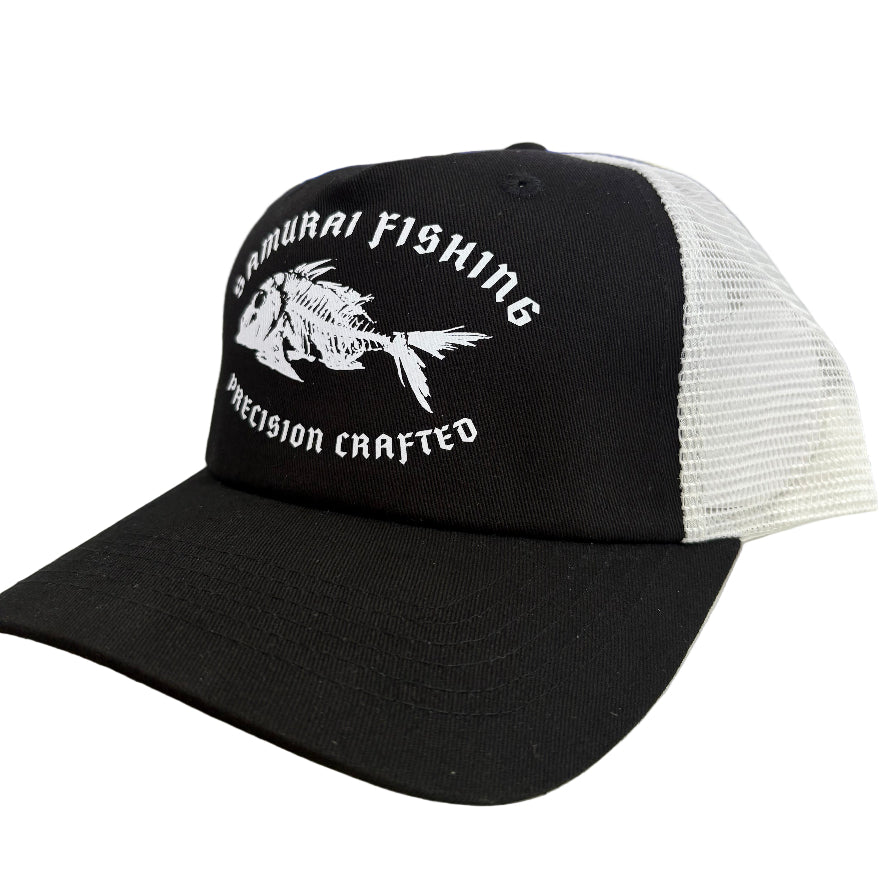 Samurai Black White Trucker Cap – Tackle World Rainbow Beach