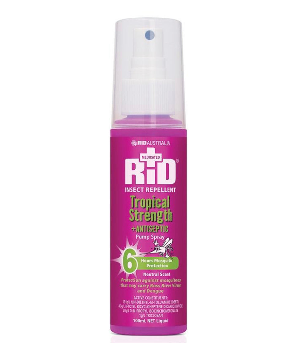 RID 100ml Insect Repellent Pump Spray – Tackle World Rainbow Beach