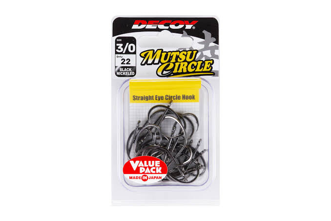 Decoy Mutsu Circle Hooks Value Pk – Tackle World Rainbow Beach